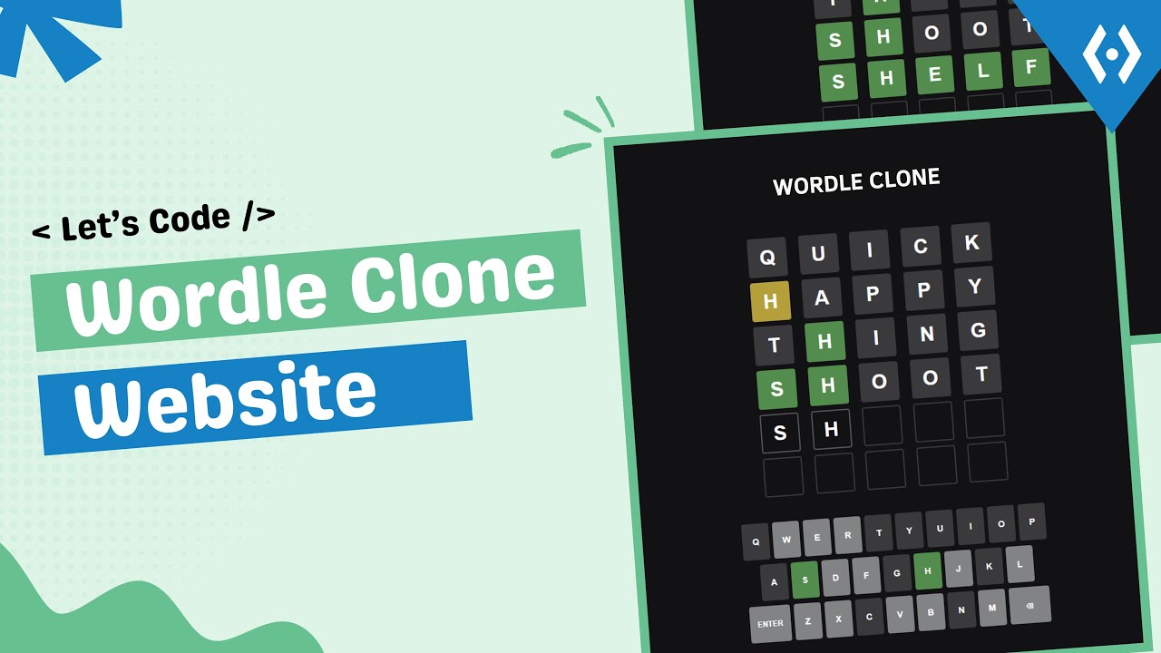 Build a Wordle Clone Project Using HTML CSS & JavaScript | Web Development Projects Live Stream 2025