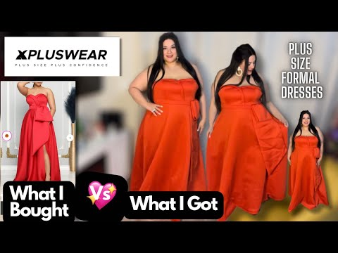 Plus Size Dresses Formal⢠ft XPlusWear ⢠What I Bought VS What I Got