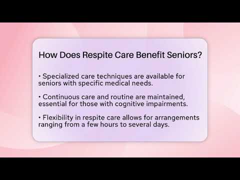 How Does Respite Care Benefit Seniors? - Elder Care Support Network