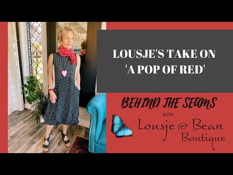Behind The Seams: LOUSJE'S POP OF RED