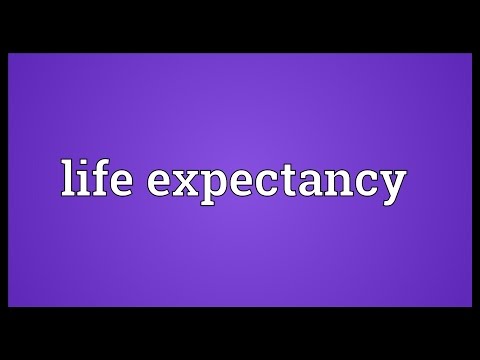 Life expectancy Meaning