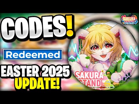 🤯*NEW* All Working EASTER UPDATE CODES FOR SAKURA STAND! ROBLOX SAKURA STAND CODES