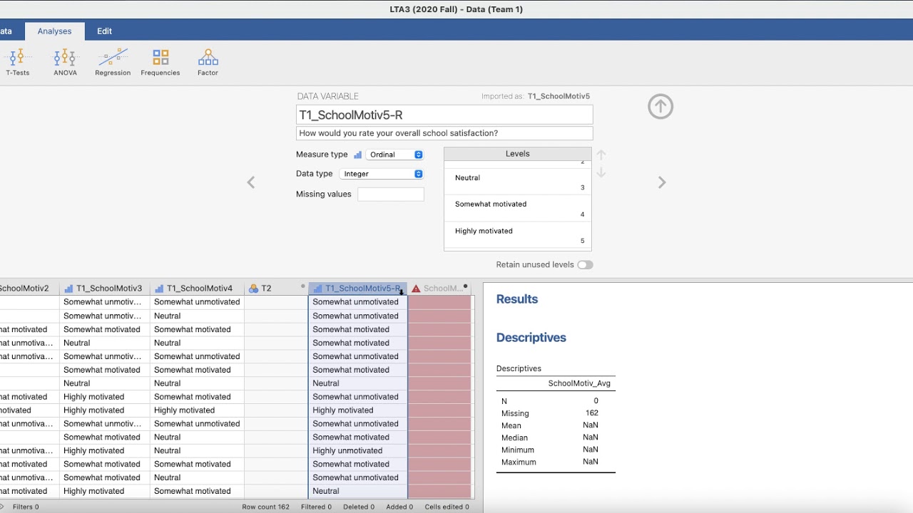 Jamovi: How to reverse-score items