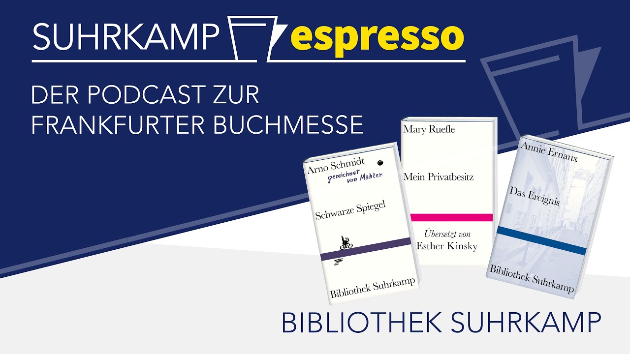70 Jahre Bibliothek Suhrkamp | Suhrkamp espresso-Spezial. Video auf suhrkamp.de