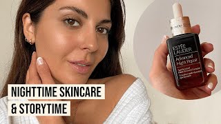 One Brand - Estée Lauder Nighttime Skincare Routine + Story Time