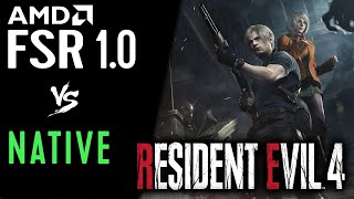 Native vs FSR 1 - Resident Evil 4 - Remake _ AMD FSR 1 Benchmark - All ...