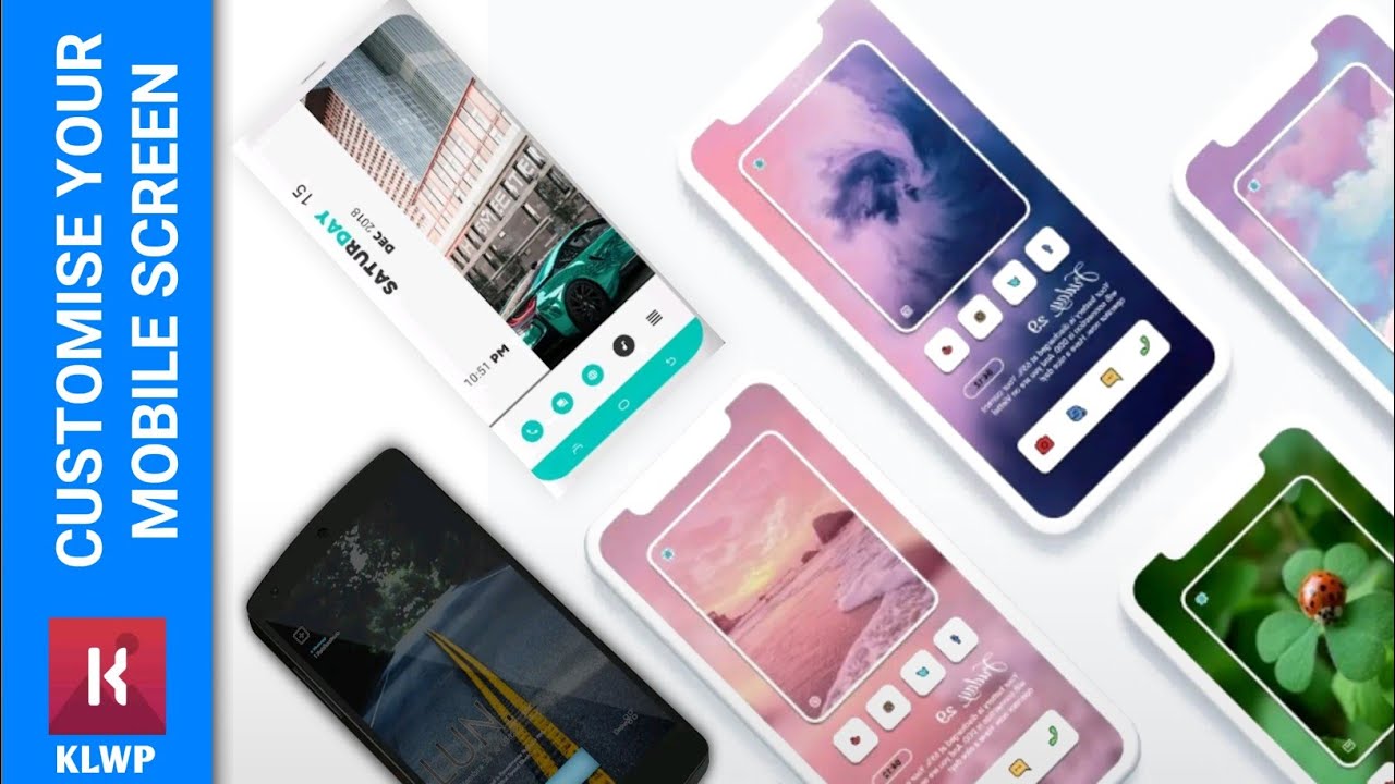 kustom wallpaper theme|| KLWP