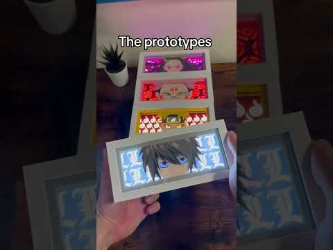 These anime light boxes are amazing #anime #lightbox #naruto #art #unboxing