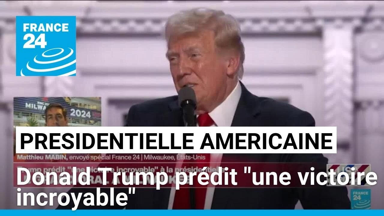 Présidentielle américaine : Donald Trump prédit 
