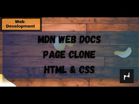 MDN Web Docs Page Clone | Learn Web Development | PaandaCode Dev