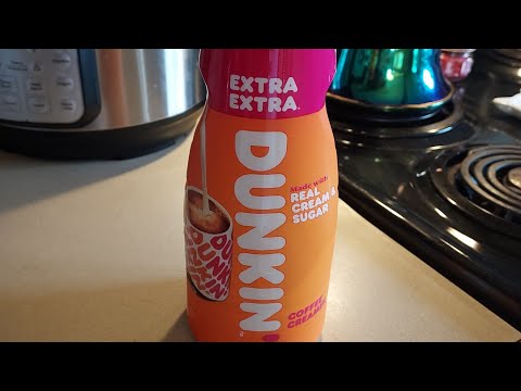 DUNKIN Extra Extra Coffee Creamer Sip N Review