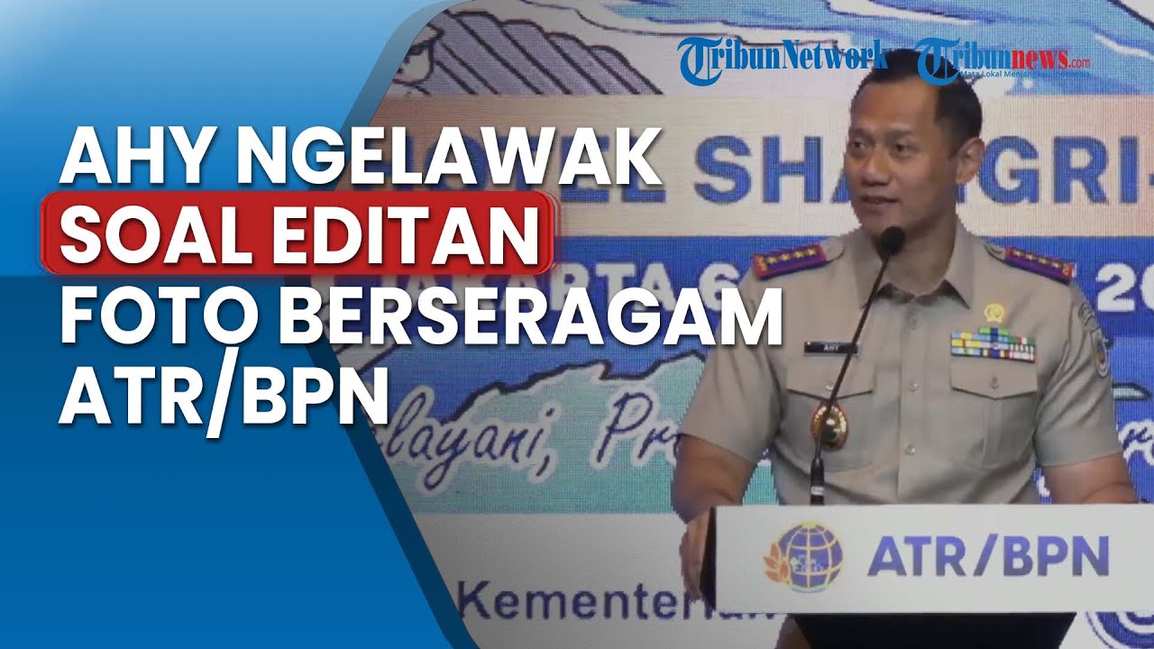 Kocaknya Menteri AHY, Ngaku Belum Punya Seragam tapi Ada Baliho Fotonya ...