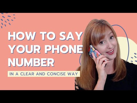 How to Say Your Phone Number in English in a Clear and Concise Way