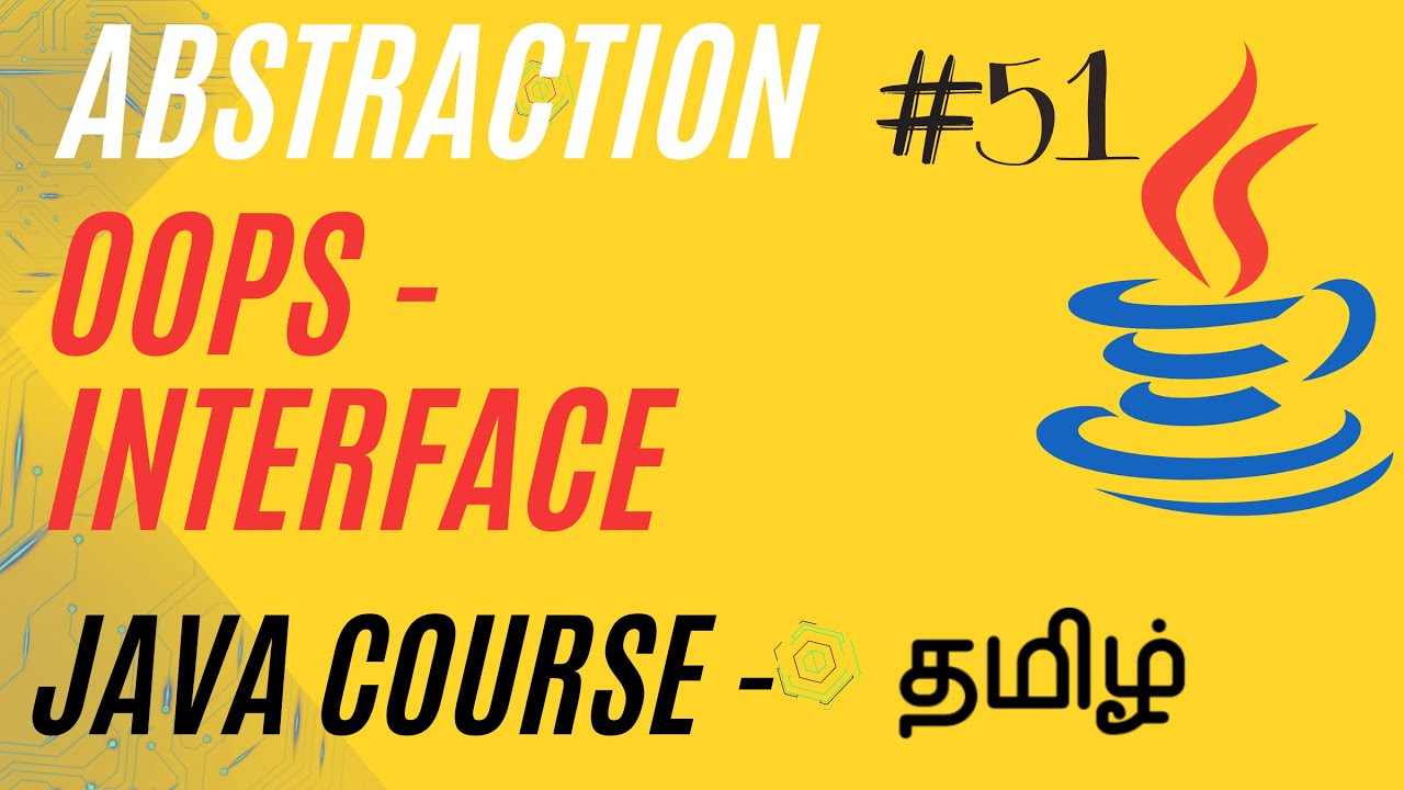 Interface in Java | Java Course in Tamil | Ganesh Teaching Studio | OOPS #javatutorial