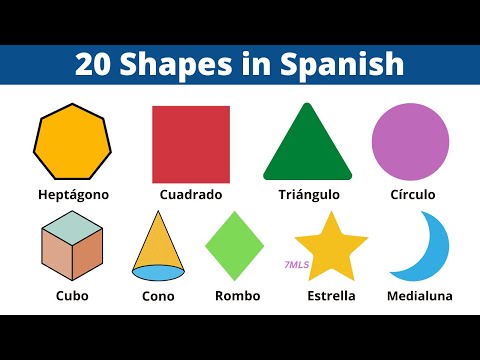 Spanish Vocabulary: Geometric Shapes!