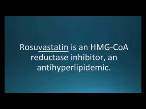 How to pronounce rosuvastatin (Crestor) (Memorizing Pharmacology Flashcard)