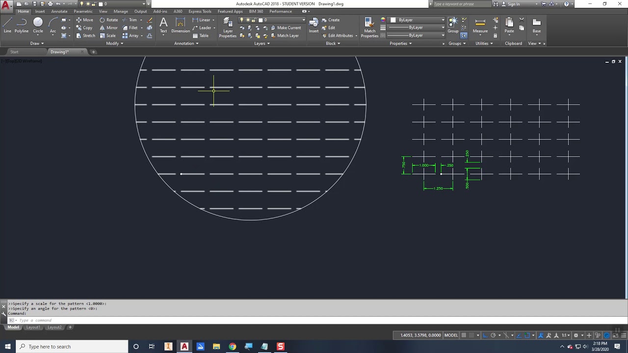Complex Hatch Pattern