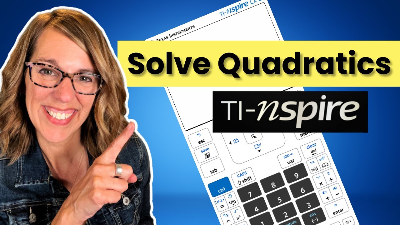 Quadratic Equation Solver | TI Inspire Calculator Hack