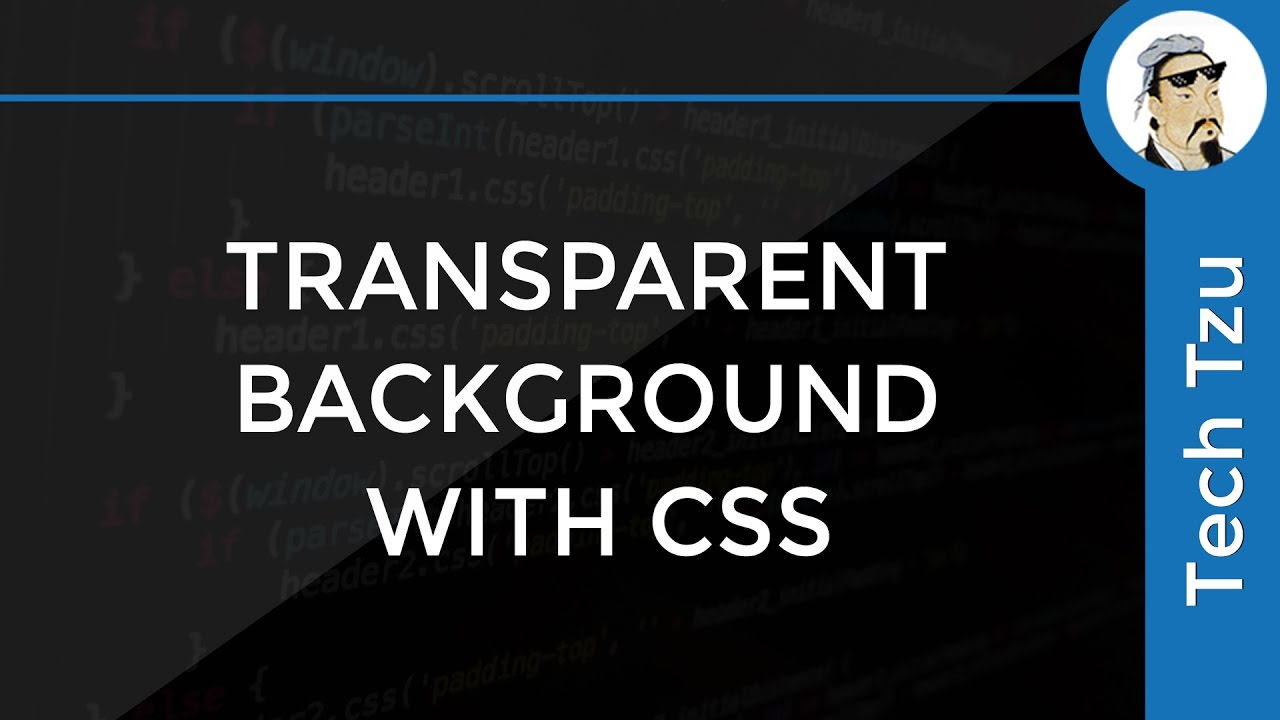 Transparent Background with CSS