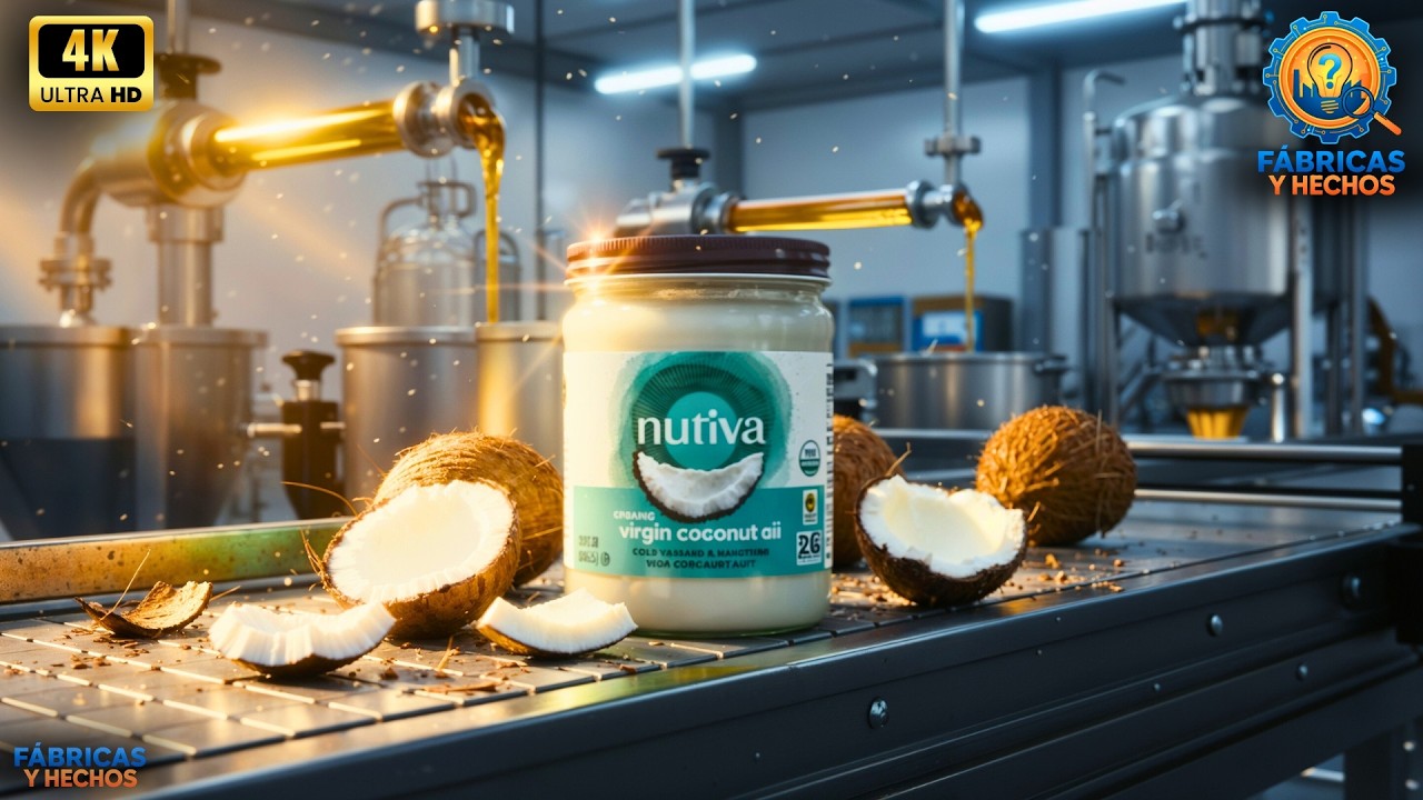 No Creerás Cómo Se Hace El ACEITE DE COCO | Fábricas y Hechos