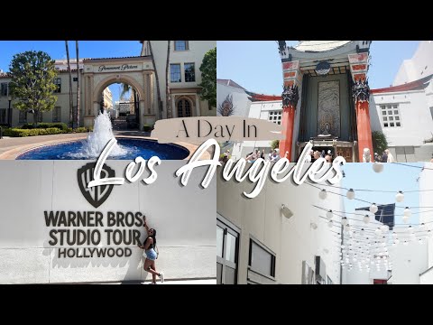A Day in Los Angeles | LA Travel Vlog 2022 - Studio Tours, Hollywood, & More!
