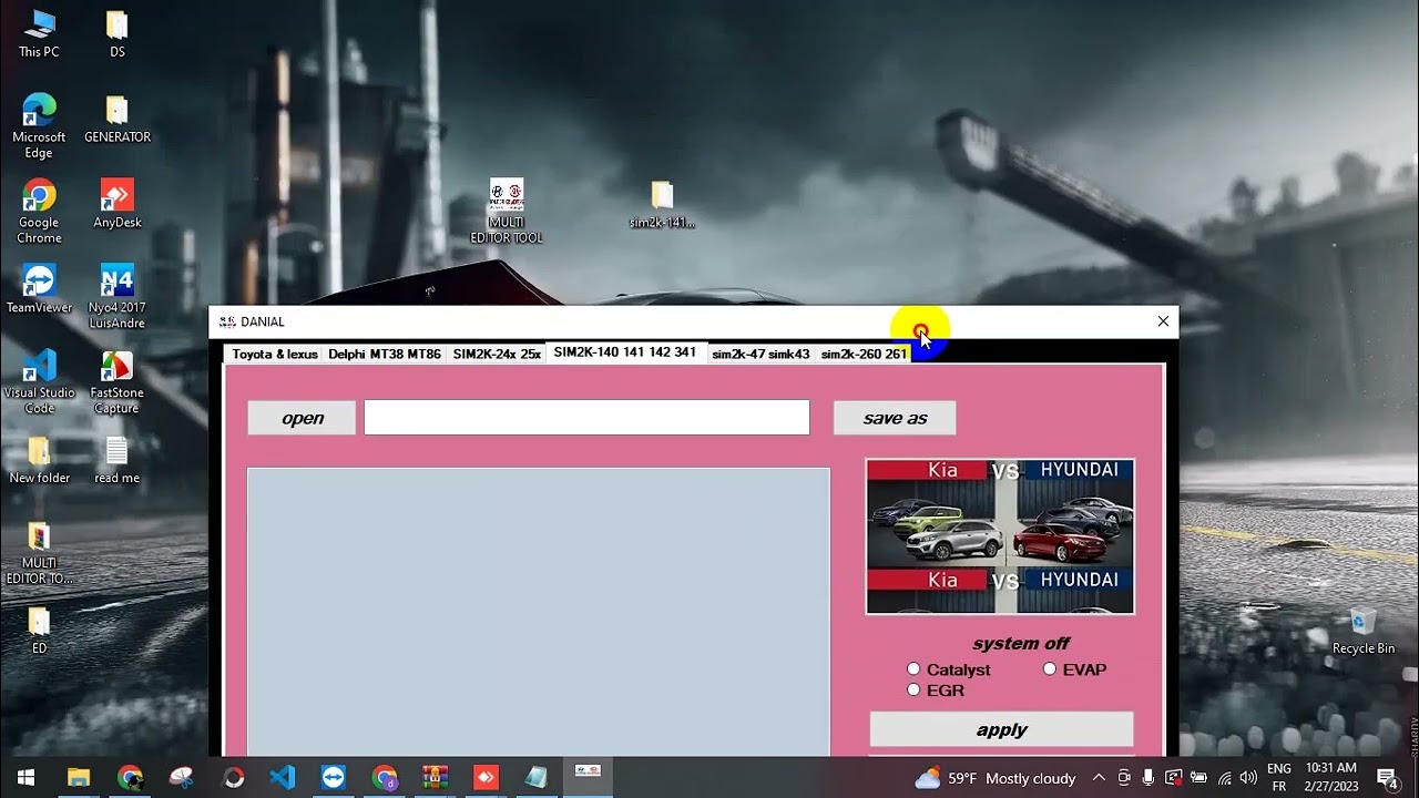 how to use software multi Editor software