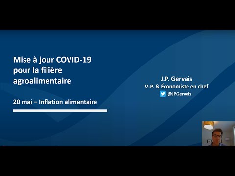 20 mai / Mise à jour économique pour la filière agroalimentaire