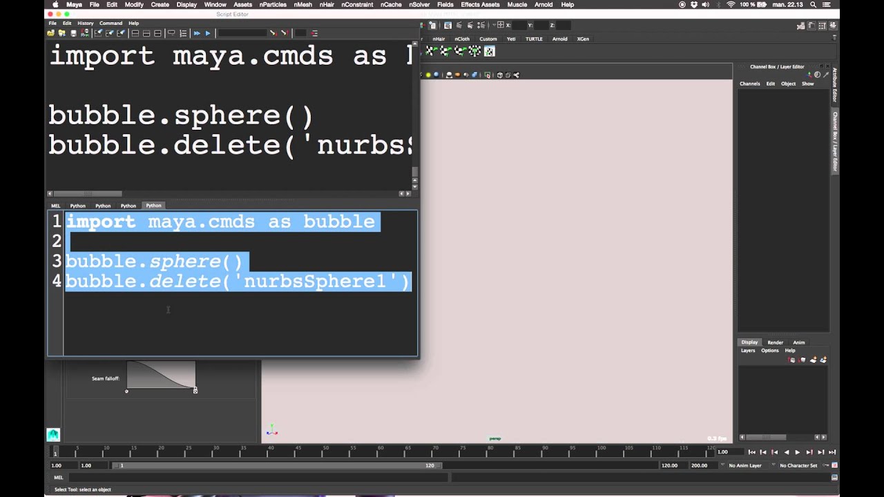 Maya python basics introduction
