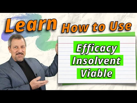 How to Learn and Use New Words – Efficacy, Insolvent, Viable