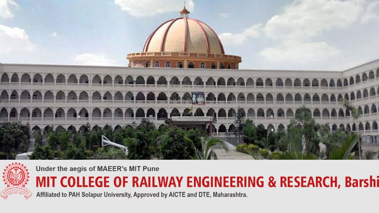 MAEER's MIT College Of Railway Engineering and Research, Barshi
