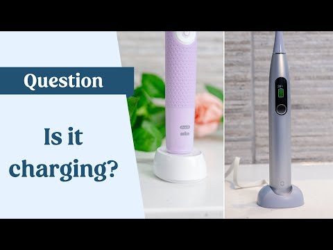 How do I know my toothbrush is charging?