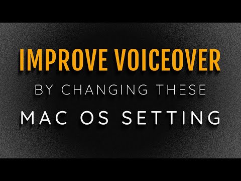 Change These 2 MacOS Default Settings To Improve Your VoiceOver ...