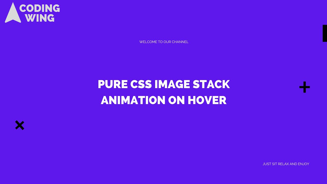 Pure CSS Image Stack Animation on Hover | HTML & CSS