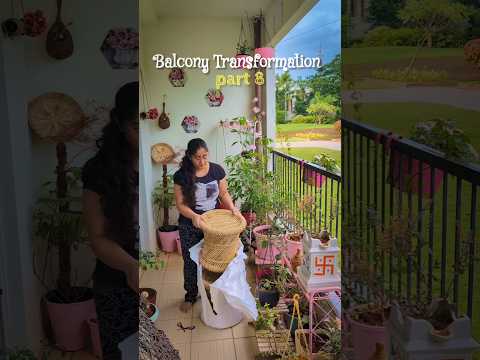 Flipkart Finds | Balcony Decor | Outdoor Seating| Balcony Transformation - Part 8 #balcony #garden