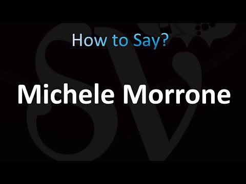 How to Pronounce Michele Morrone (Italian)