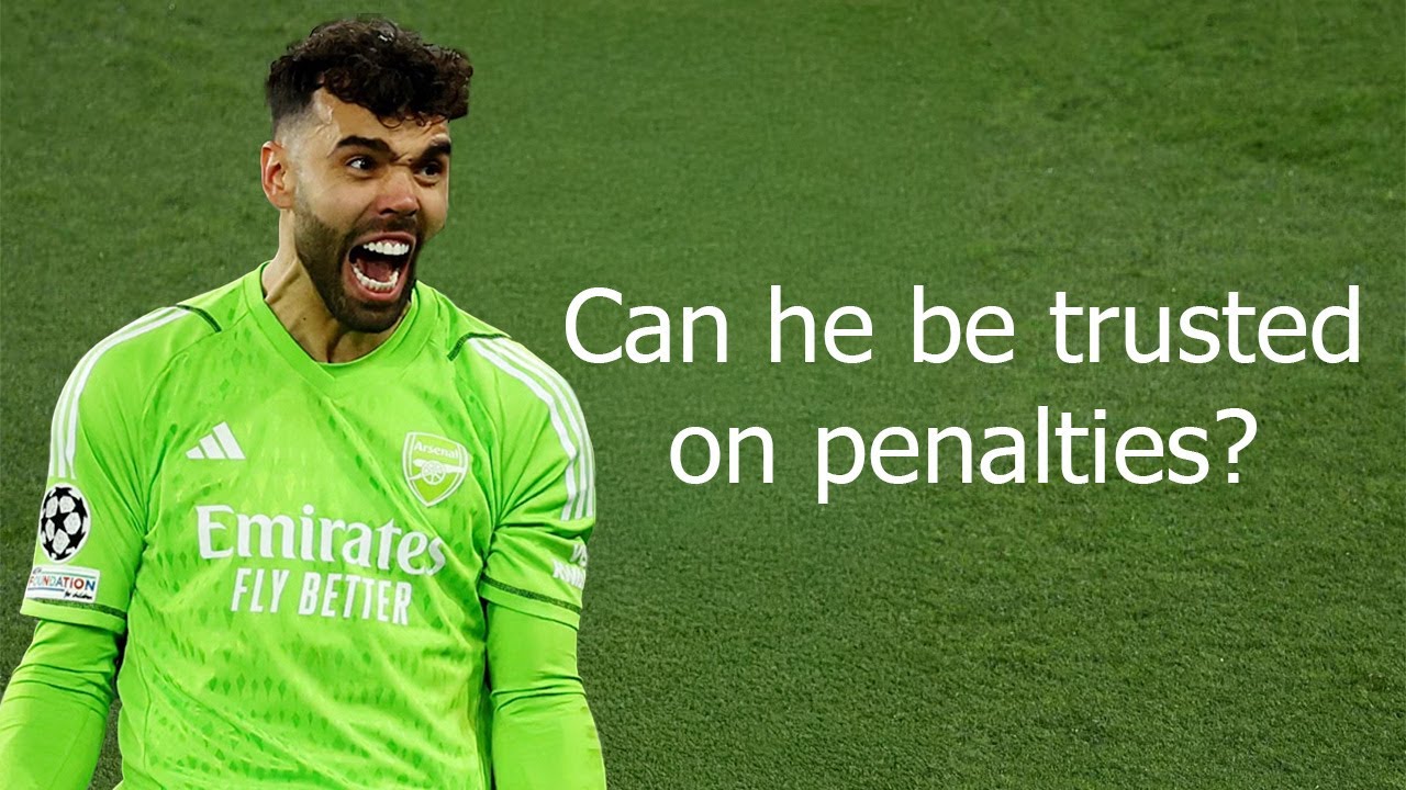 I found the last 19 penalties against David Raya...
