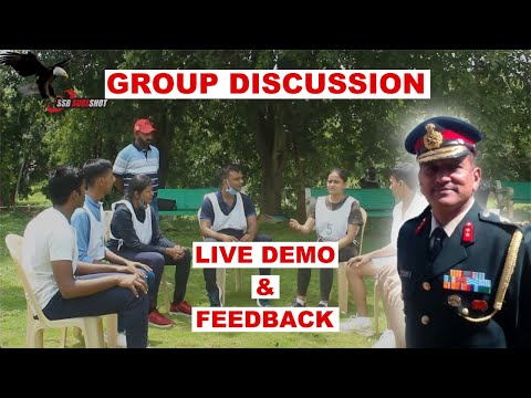SSB Interview Group Discussion Live Demo & Feedback by Maj Gen VPS Bhakuni | GTO Tasks