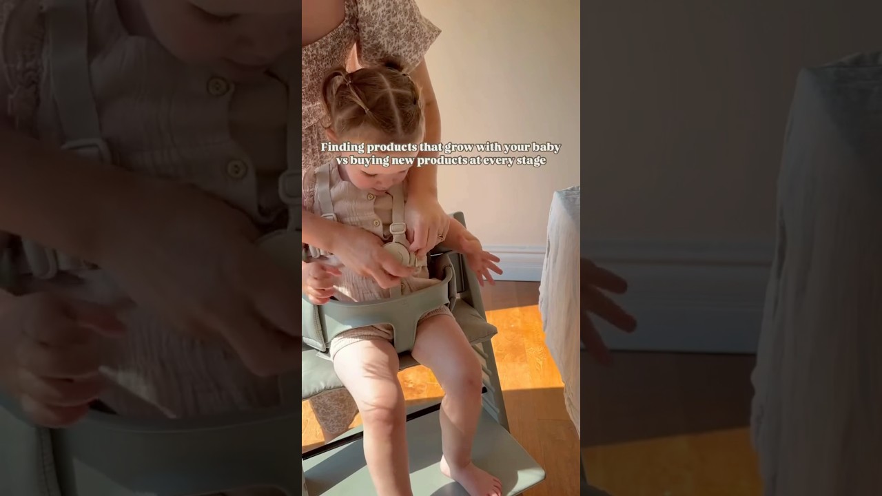 The High Chair That Lasts a Lifetime?! 🤯👶 | Stokke Tripp Trapp #stokke #highchairs #babyfeeding