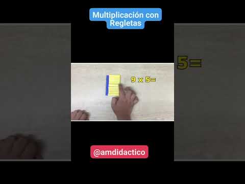 Multiplicaci贸n con Regletas