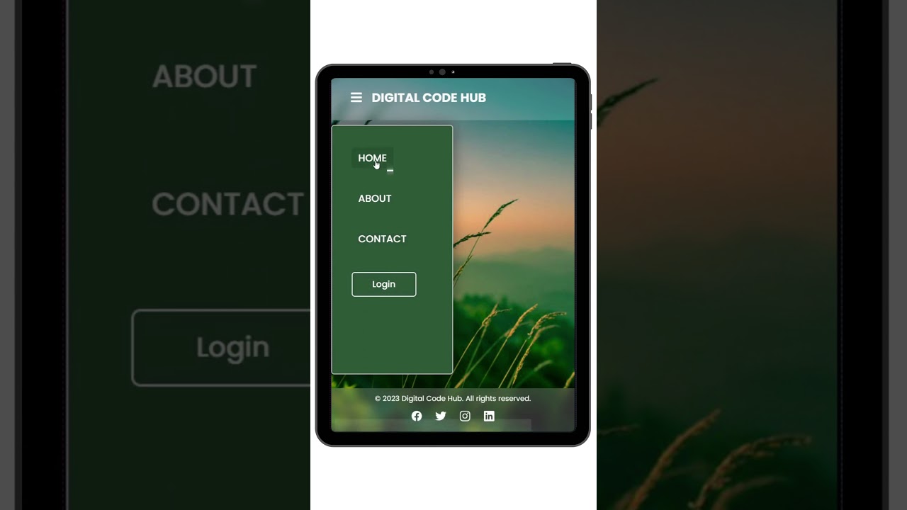 Mastering Navigation Bar Design with #html #css  and #javascript  Step-by-Step Tutorial