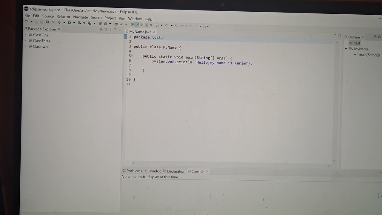 Java Assignment-1 Techfios_KM