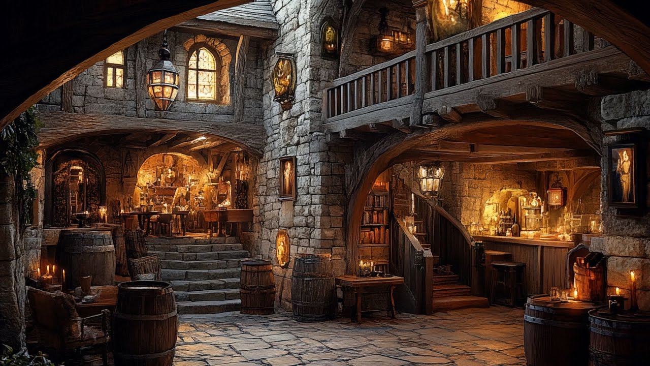 Medieval Tavern Ambience | Traditional Medieval Music and Instrumental Inn Melodies