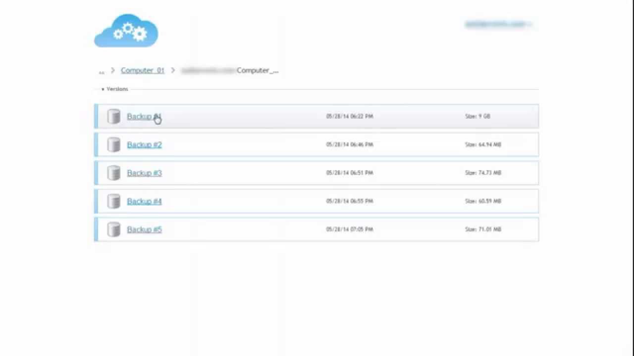Acronis Backup Cloud Tutorial: Recovering Files