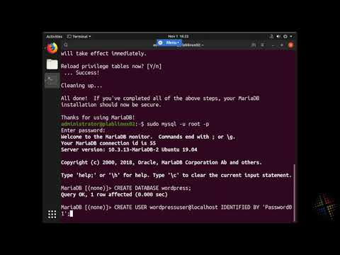 Setup WordPress on Ubuntu 19.04