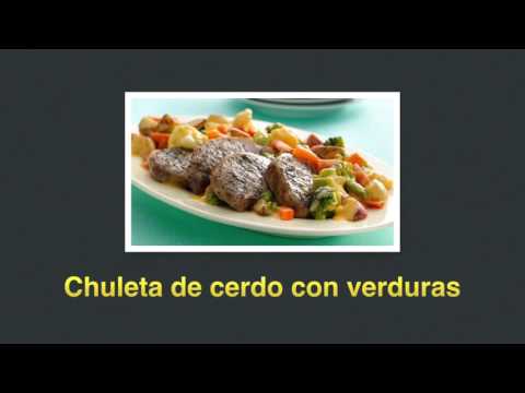 Spanish Menu