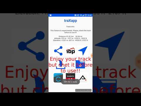 Create GPX files from Google Maps directions using Internet browser - traXapp (IV)