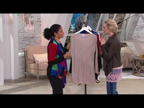 Attitudes by Renee Dolman Sleeve Sweater with Stud Detail on QVC