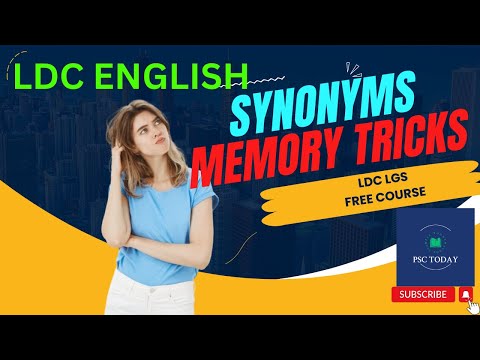 ENGLISH synonyms for LDC MEMORY TRICKS