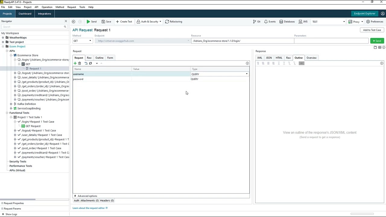 ReadyAPI - Adding Additional Parameters in ReadyAPI