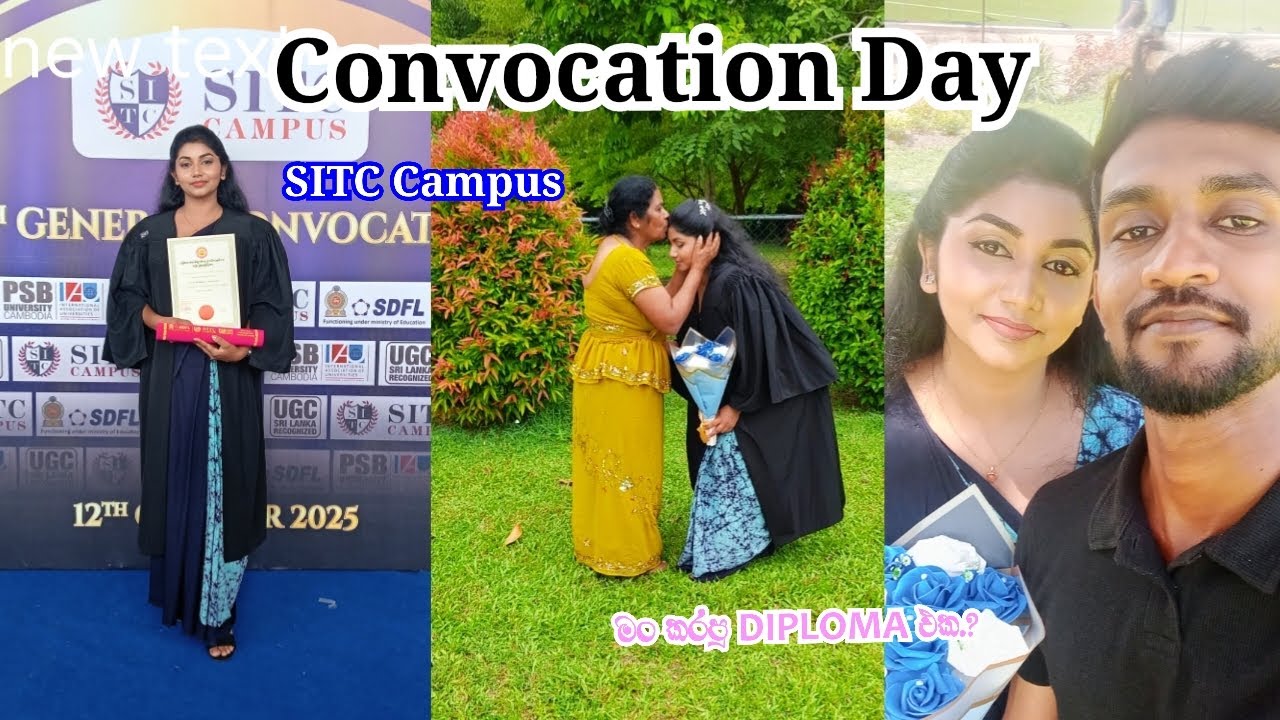 Convocation vlog 👩‍🎓♥️ | SITC Campus | Diploma IN English ♥️| #convocationday #graduation #bmich